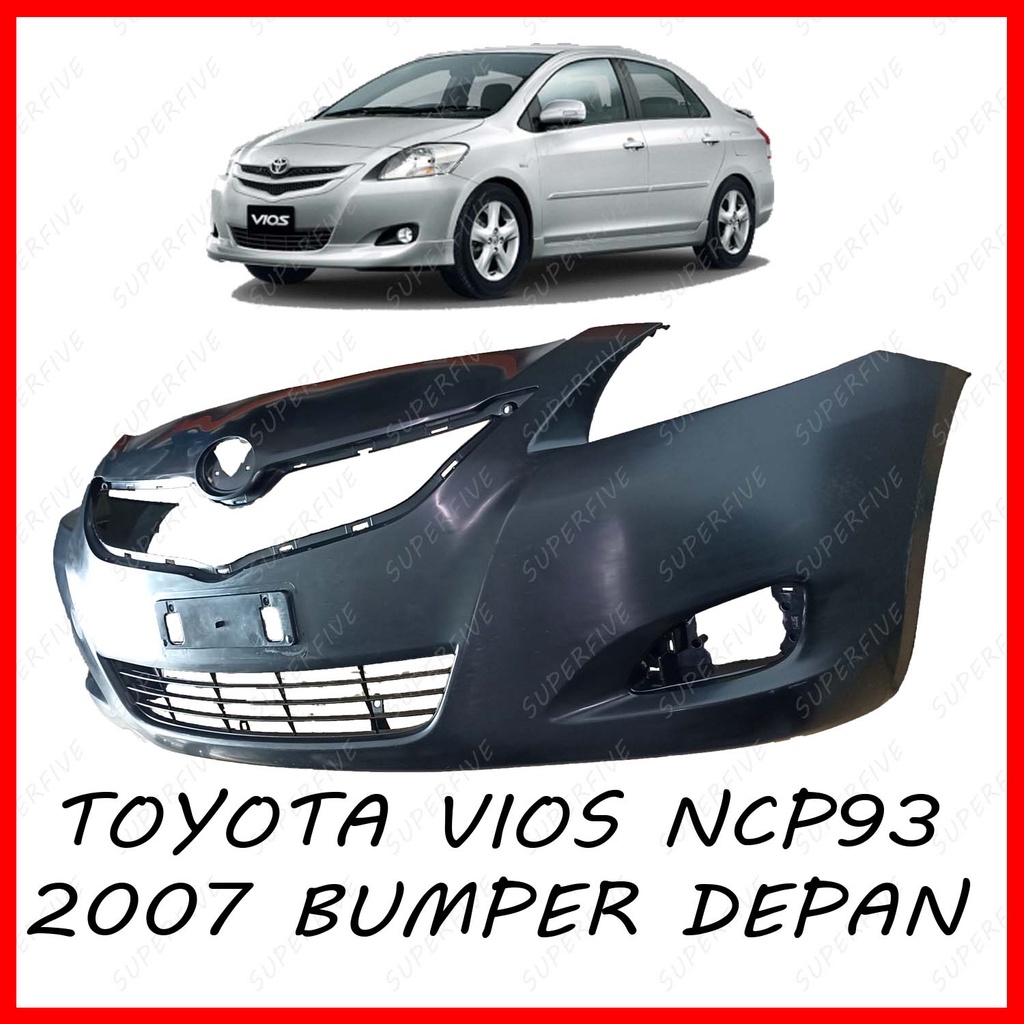 TOYOTA VIOS NCP93 (2007 - 2012) FRONT BUMPER / BUMPER DEPAN | Shopee Malaysia