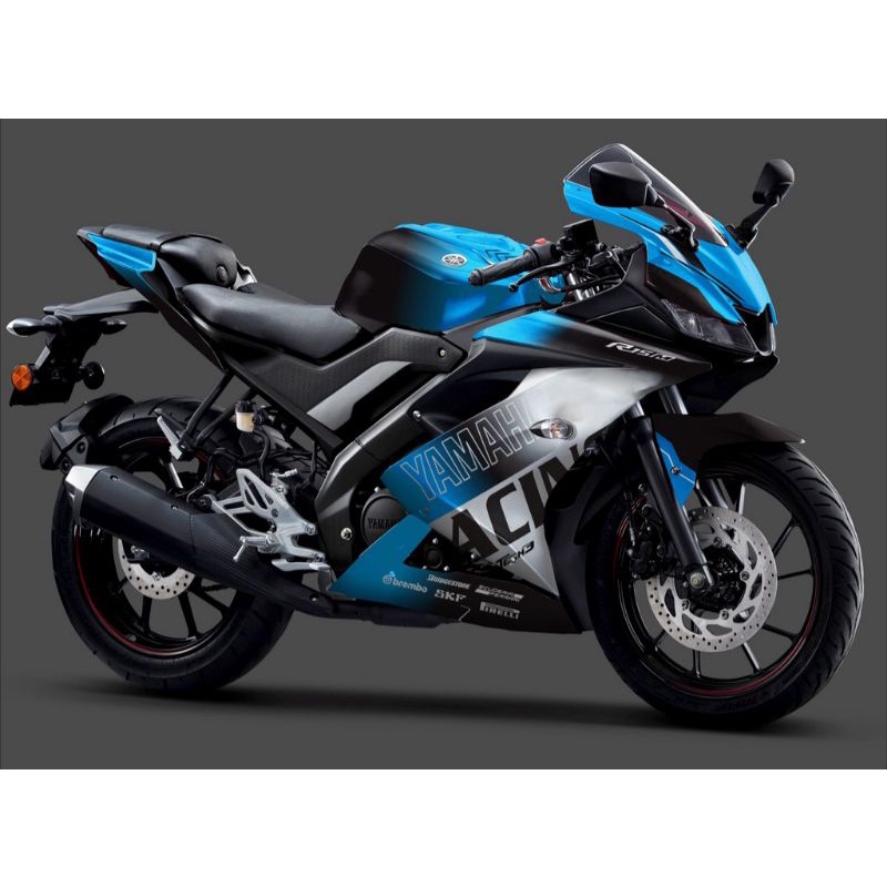 Sticker VARIATION DECAL FULLBODY YAMAHA R15 V3 MOTORCYCLE STICKER R15 ...