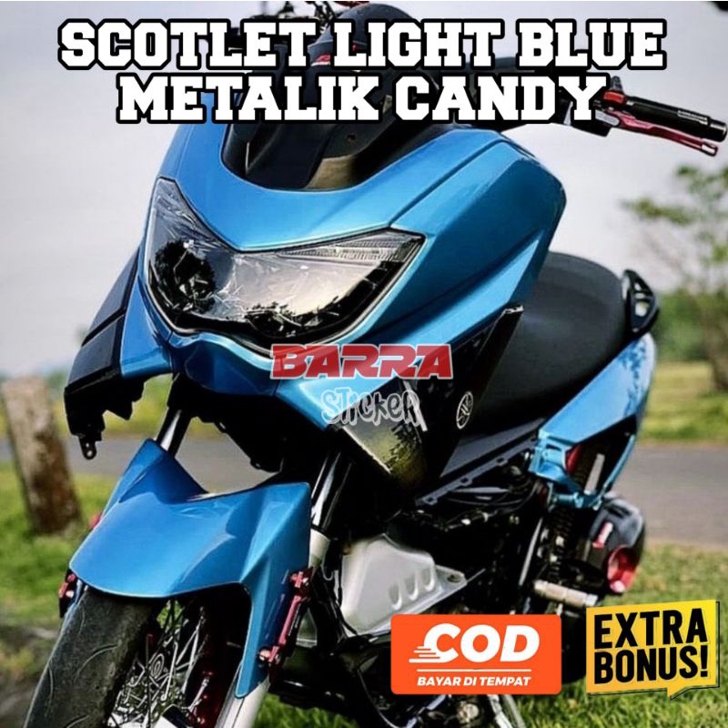 Sticker Scotlite Light Blue Metallic Candy Scotlet Light Blue Metallic ...