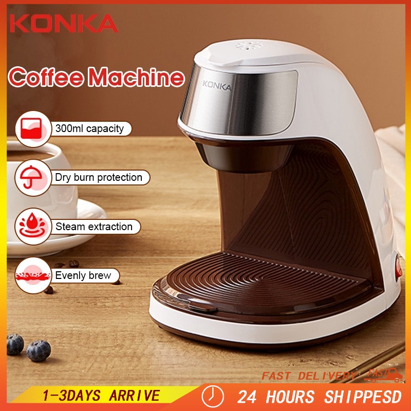 KONKA Mini Coffee Maker Coffee/Tea Machine Set Household & Office ...