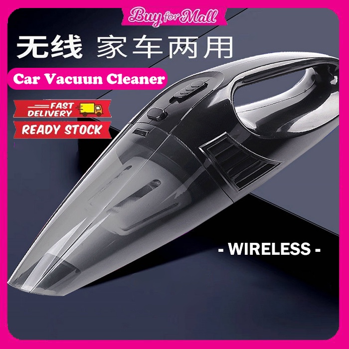 Car Vacuum Cleaner 12V Wireless Portable Small Dry Wet Dual Cordless ...