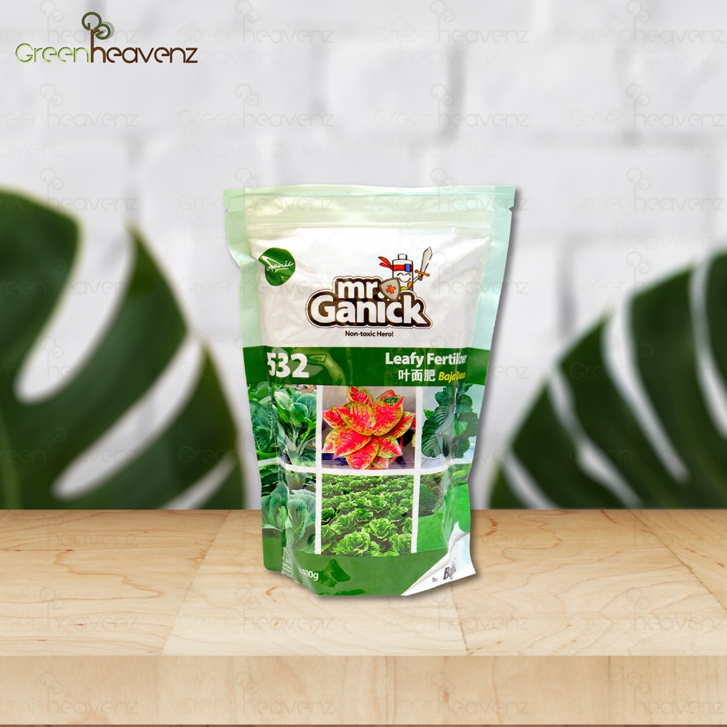 - BABA Garden Baja Daun Baja Sayur 532 Organic Mr Ganick Leafy Leaf ...