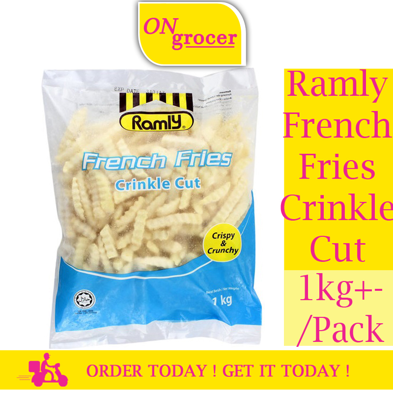 A0951 - Ramly French Fries Crinkle Cut - 1kg+-/Pack | Shopee Malaysia