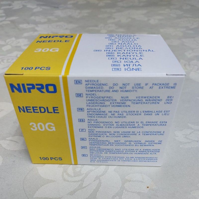Nipro Needle 30G X 1/2" (100pcs) | Shopee Malaysia