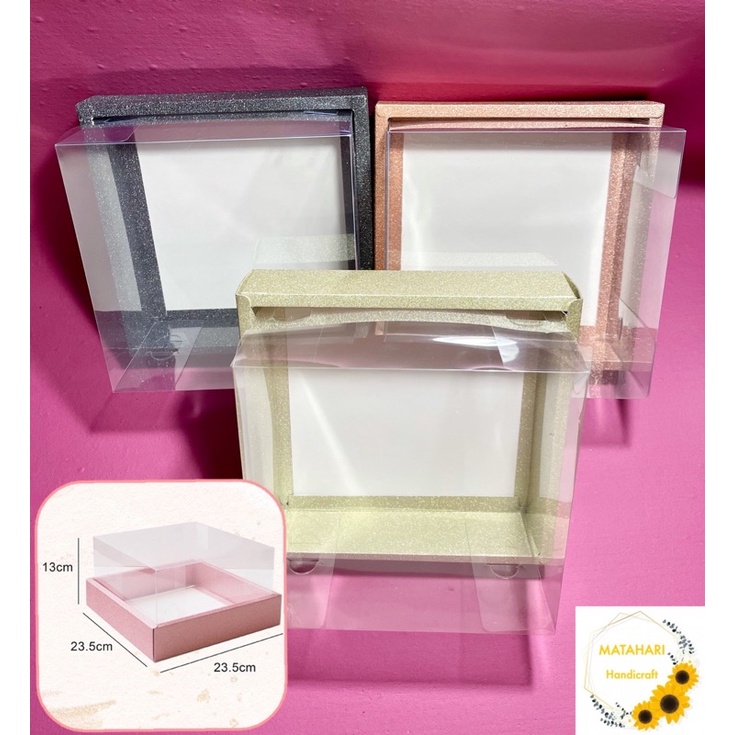 (READY STOCK) KOTAK HADIAH 23.5x13x23.5CM = 8X8X5" inch KOTAK HANTARAN ...