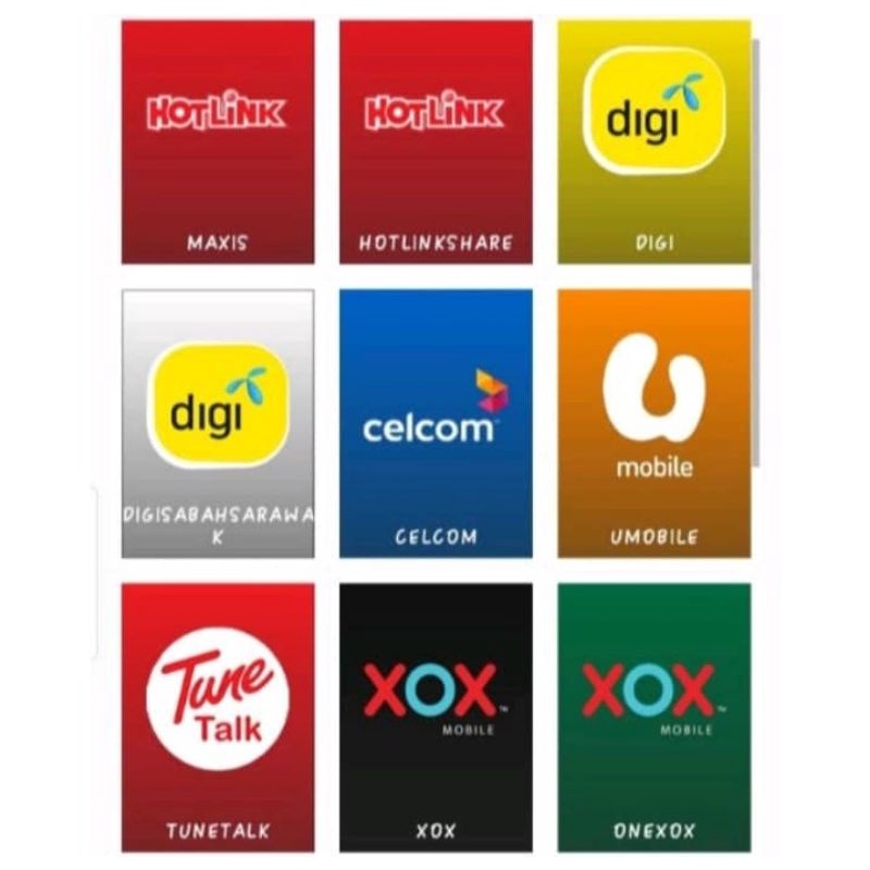 INSTANT TOP UP RELOAD PREPAID (All Telco) | Shopee Malaysia