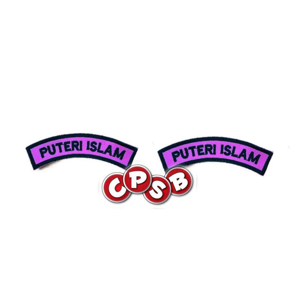 Puteri Islam Lencana Bahu /PUTERI ISLAM/ NEGERI (2pcs) | Shopee Malaysia
