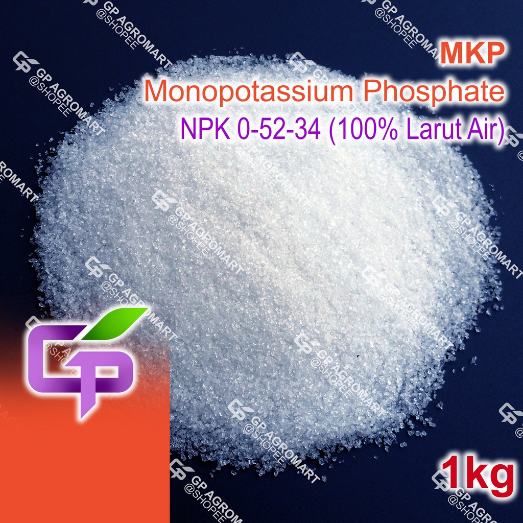 1kg MKP NPK 0-52-34 / Monopotassium Phosphate (KH2PO4) / Water Soluble ...