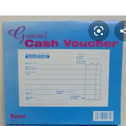 GENERAL CASH VOUCHER SUNO S-6740 [1 BOOK] | Shopee Malaysia