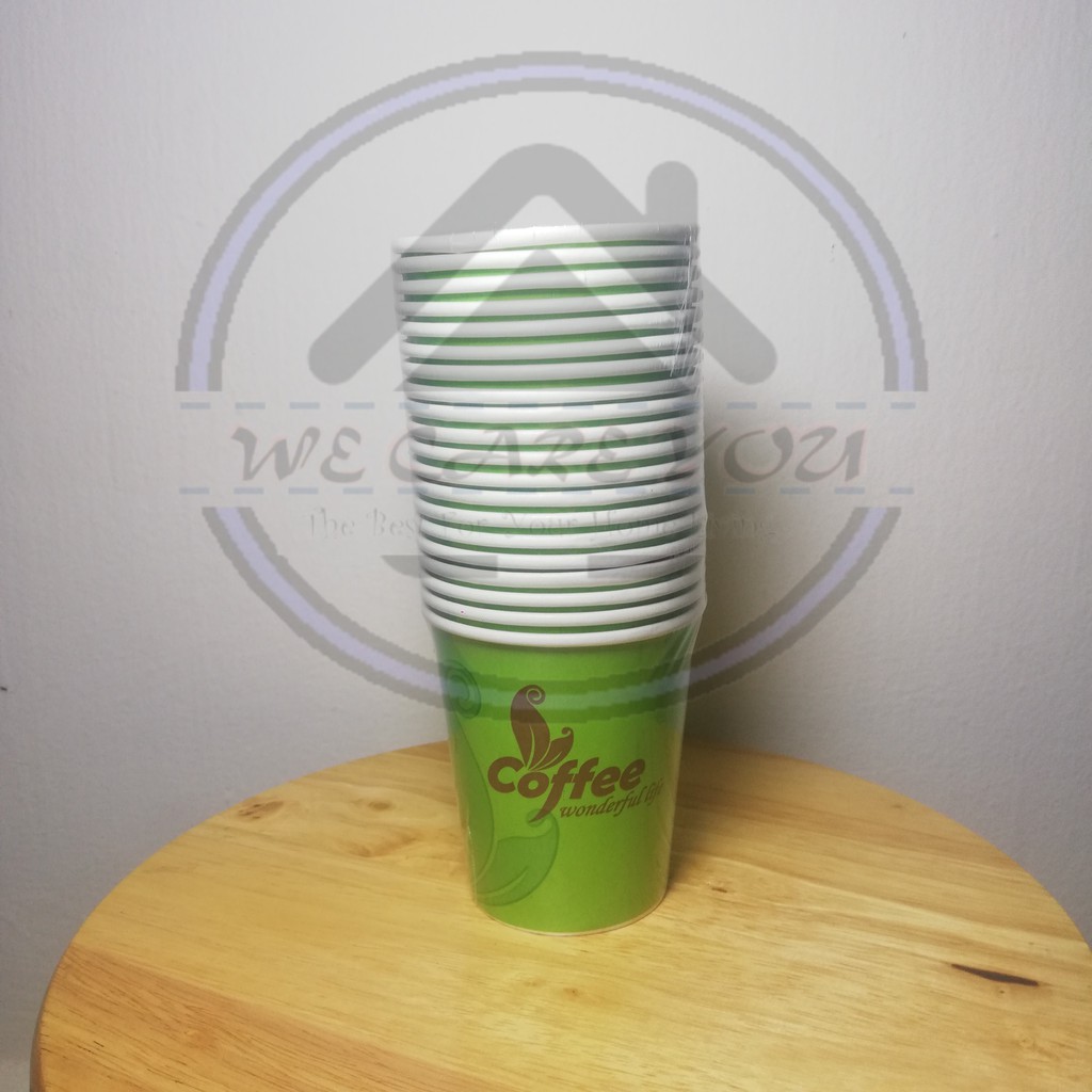 20pcs Disposable Coffee Paper Cold Cup / white Paper Cup / Paper Cup ...