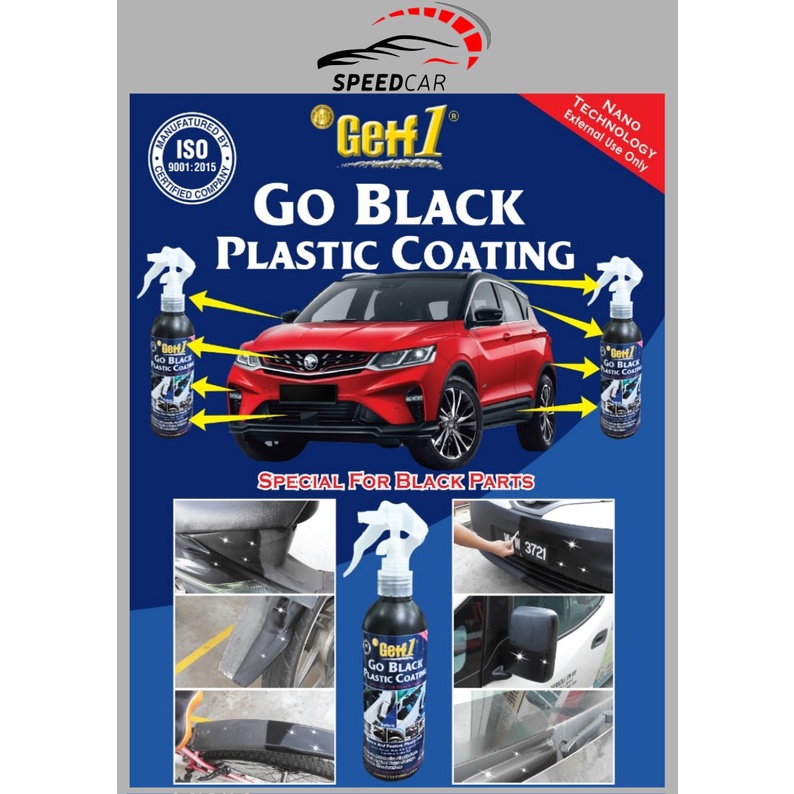 GETF 1 Go Black Plastic Coating (250ml) | Shopee Malaysia
