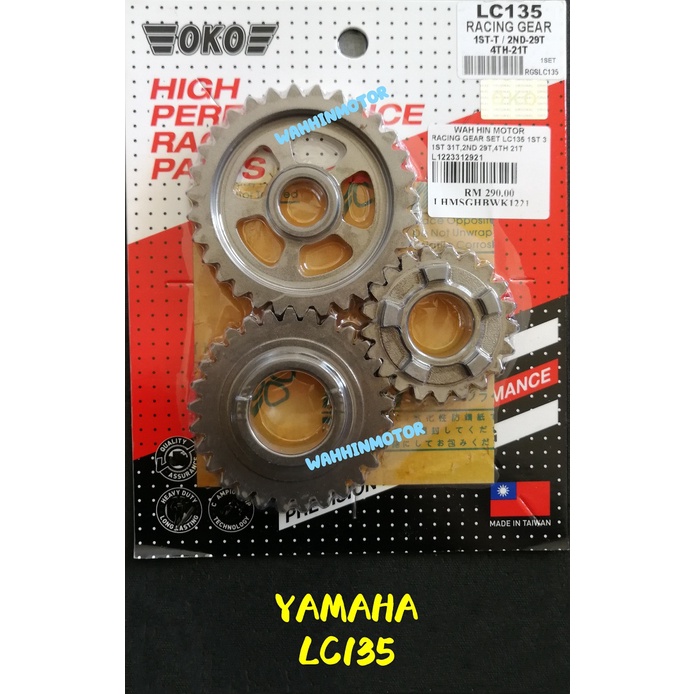 OKO engine GEAR SET GEARBOX BOX RACING lc4s LC135 135LC LC 135 v1 v2 v3 ...