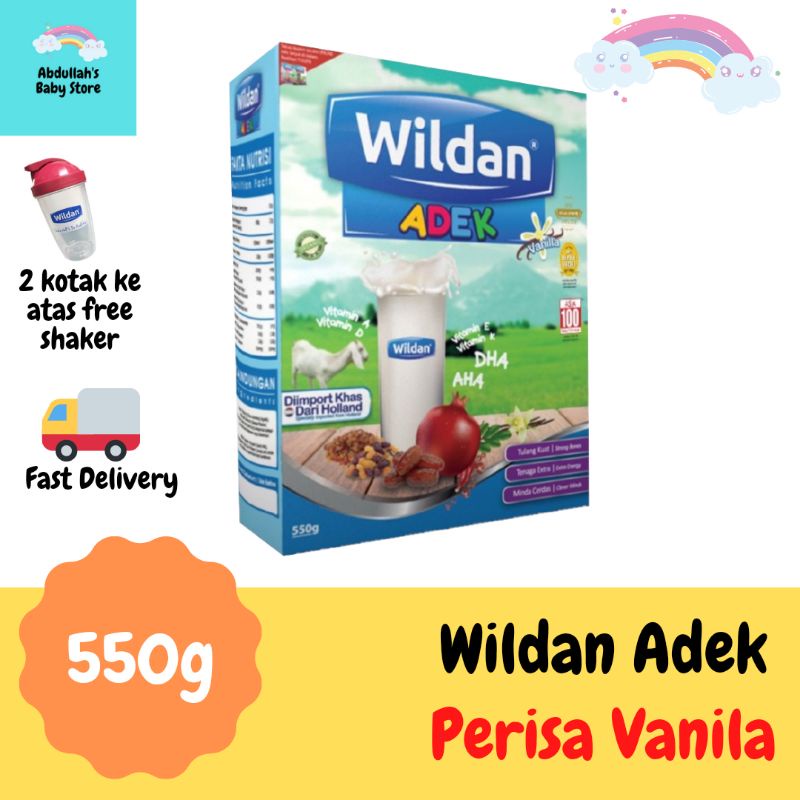 Susu Kambing Wildan Adek Vanilla 550g | Shopee Malaysia