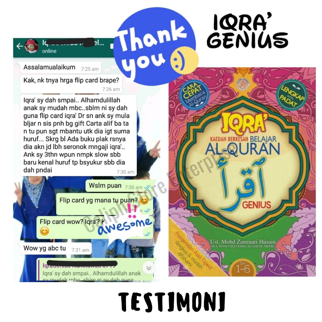 Flashcard Kad Imbas Bijak Iqra Huruf Hijaiyah Iqra Genius Kaedah Senang ...