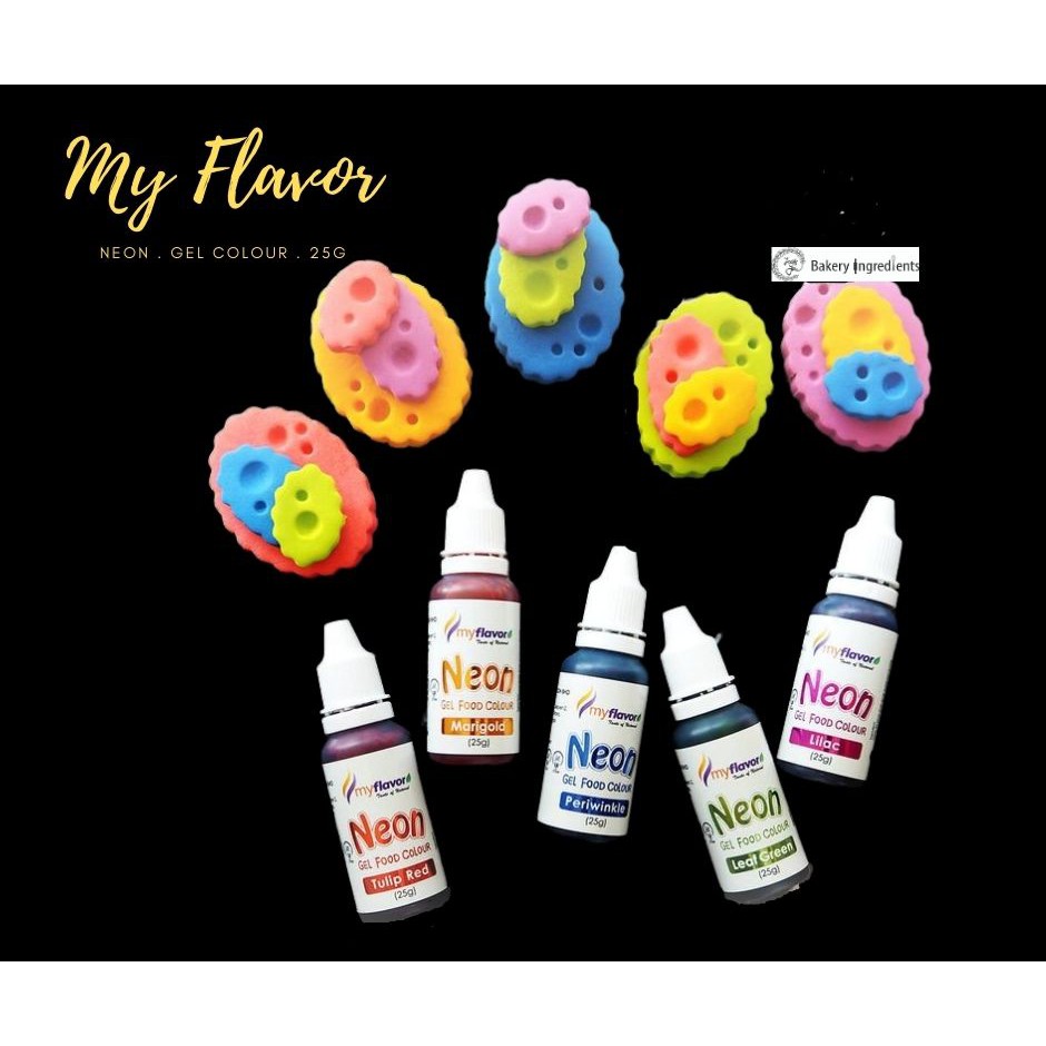 My Flavor Neon Gel Food Colour 25g | Shopee Malaysia