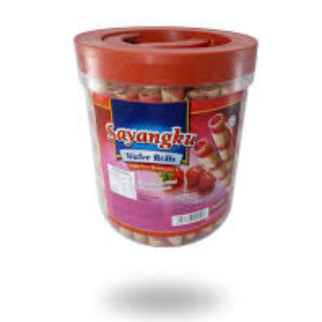 Sayangku wafer rolls strawberry 500g | Shopee Malaysia