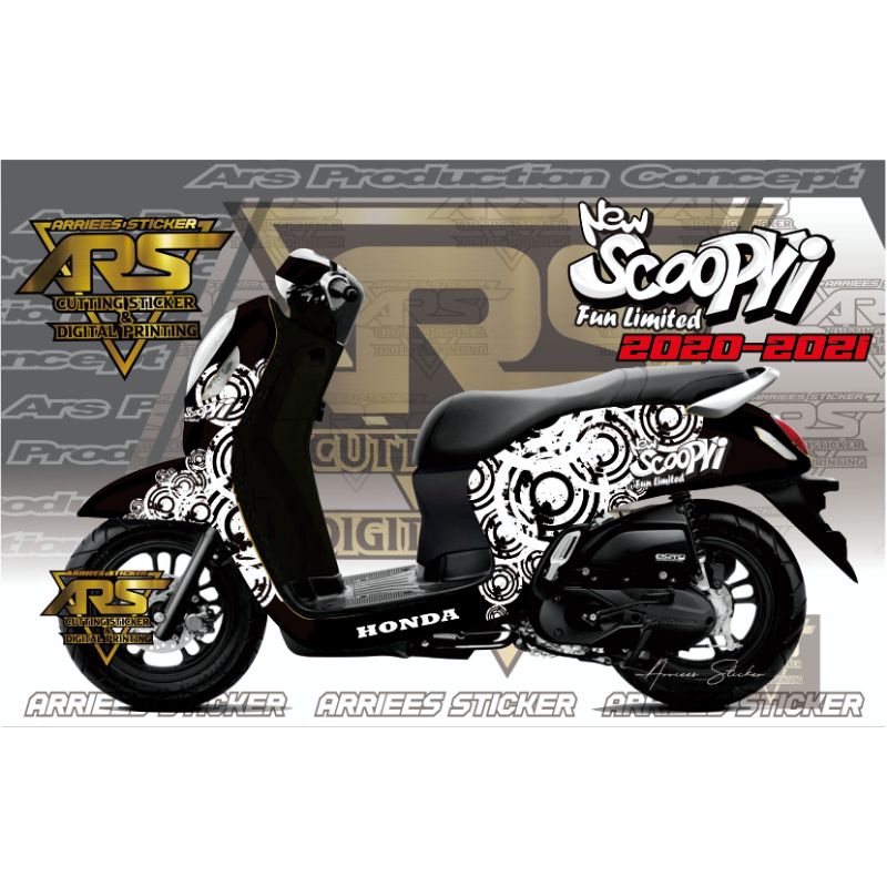 Scoopy PRESTIGE DECAL STICKER 2021 FULL BODY | Shopee Malaysia