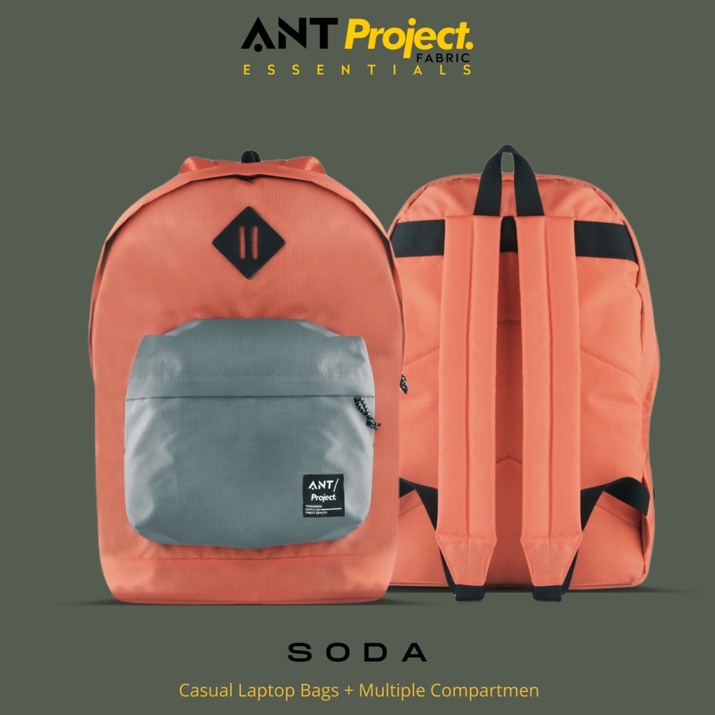Ant PROJECT - SODA Backpack - ORANGE COMB - Backpack | Shopee Malaysia