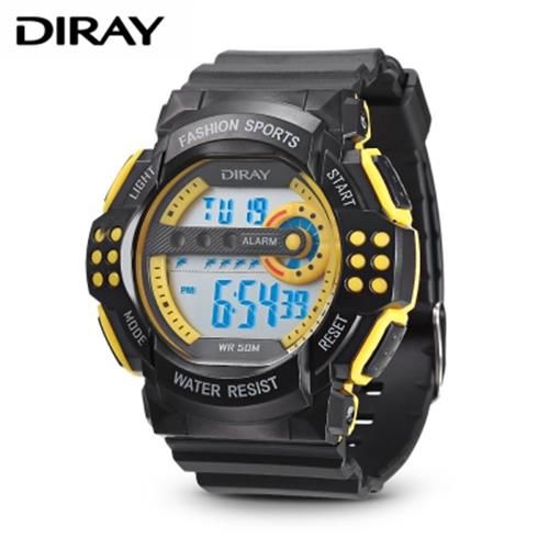 DIRAY 319G CHILDREN DIGITAL WATCH (YELLOW) | Shopee Malaysia