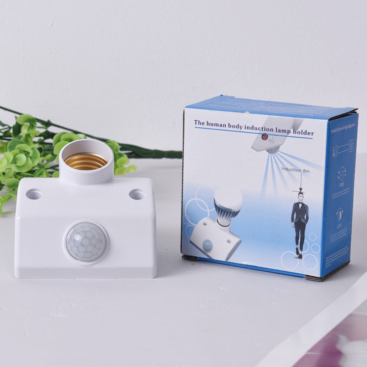Infrared sensor lamp holder E27 lamp holder | Shopee Malaysia