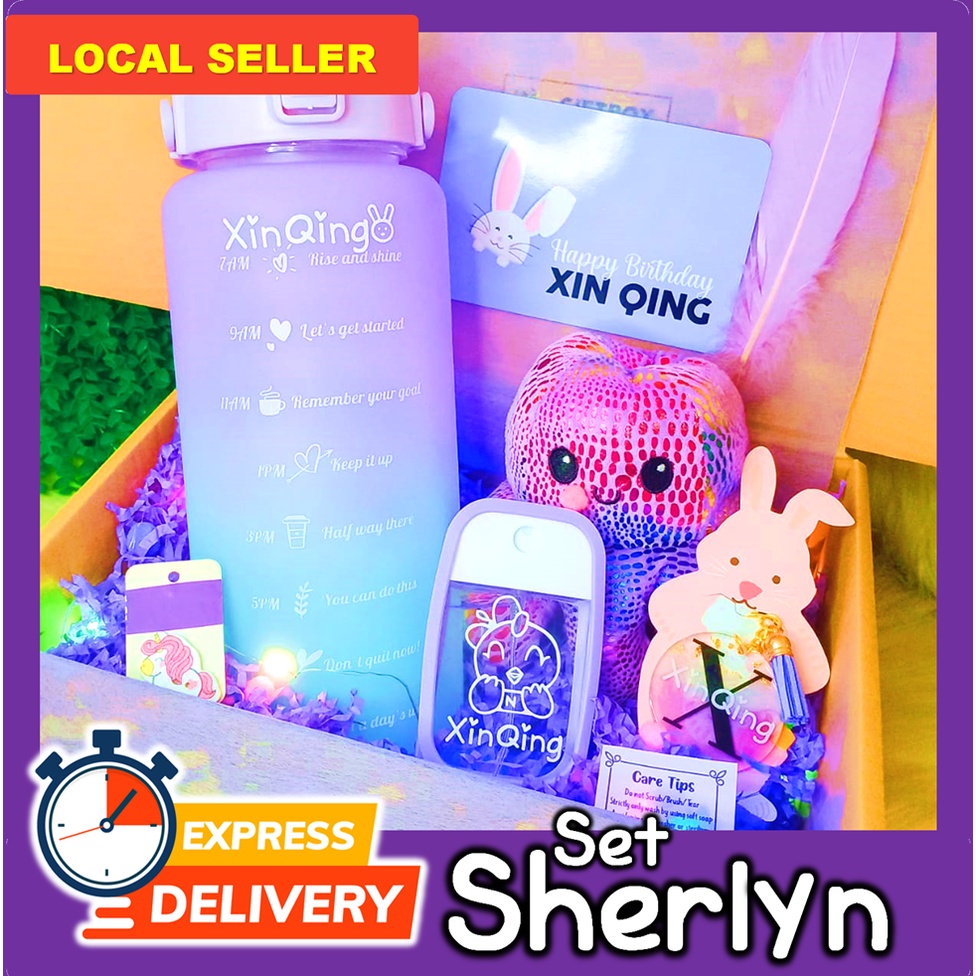 AdianaGift [FAST] [Custom Name Surprise ] 2 Liter Bottle Botol Unicorn ...