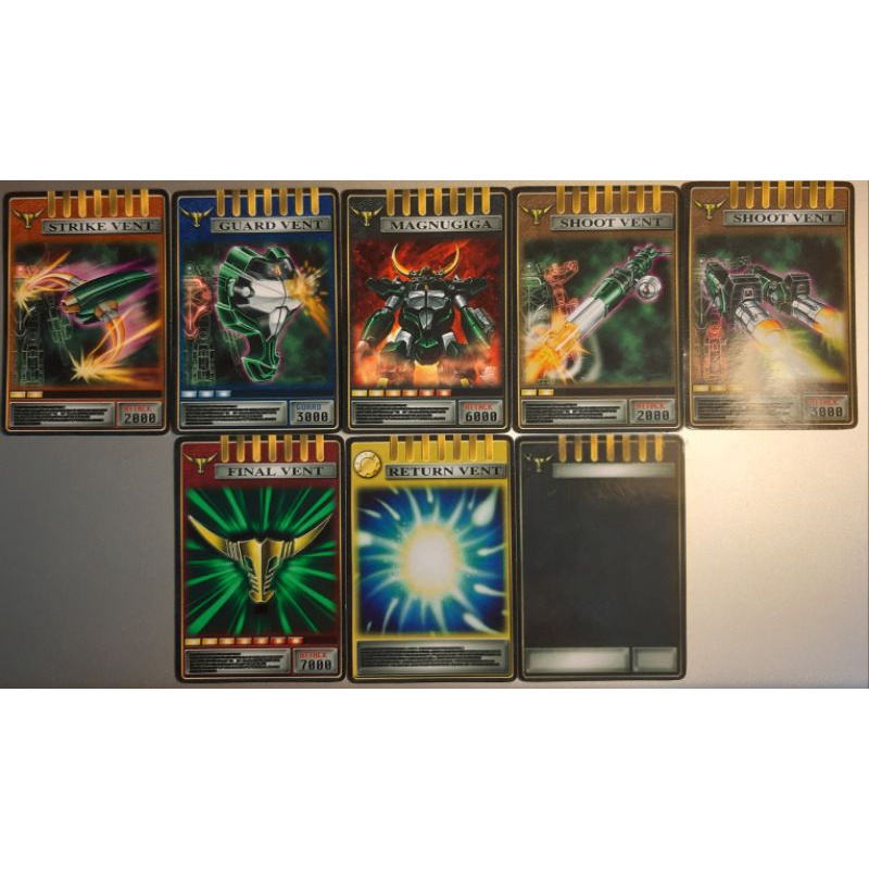 Kamenrider Card] Combo of 8 plastic Advent Cards by Kamenrider Zolda in ...