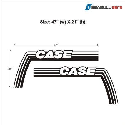 Case Sticker Crane Backhoe Excavator Sticker Lorry Sticker (pelekat ...