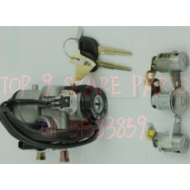 KIA SPECTRA KEY SET LOCK WITH IGNITION KEY ASSY ORIGINAL 100%@ OK2B3 ...