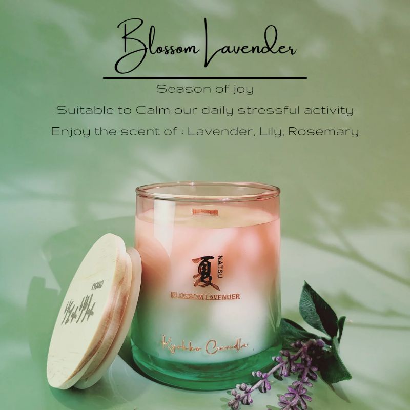 Kyokko candle 160g wooden wick soy wax candle | Shopee Malaysia