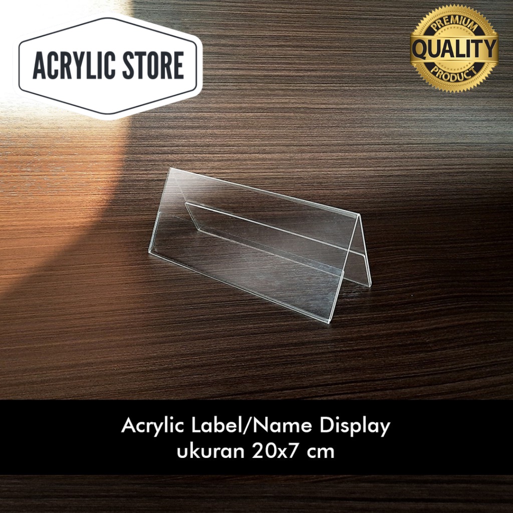 Acrylic Name Label/Acrylic Name Display/Acrylic Standing Price Tag uk ...