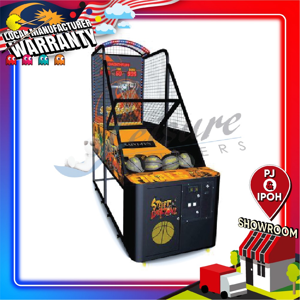 RAX STREET BASKETBALL SHOOTING GAME MACHINE OFFICE HOTEL PUB EVENT ...