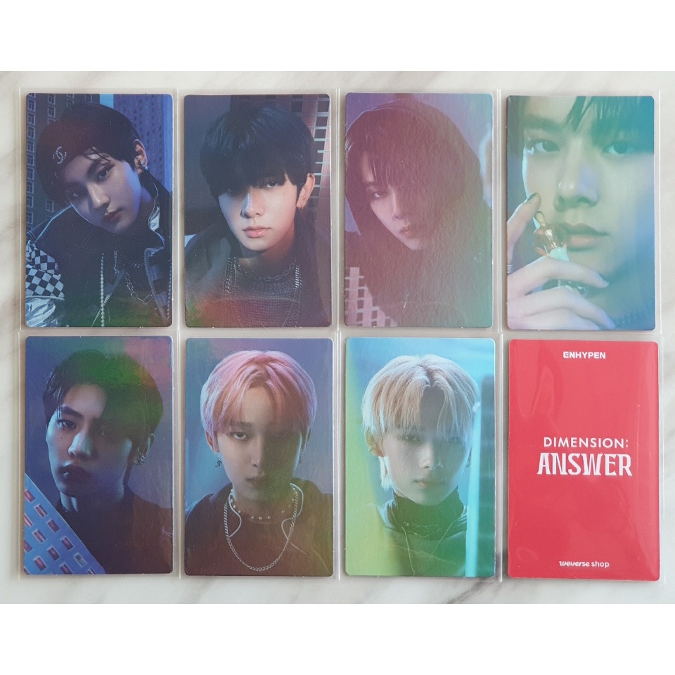 ENHYPEN DIMENSION : ANSWER LUCKY DRAW - ANSWER with PARK JAY SHOW ...