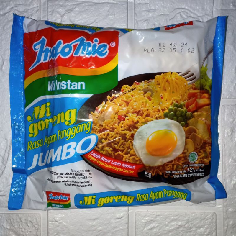 Indomie MI Instant Fried JUMBO Grilled Chicken Blue/Ordinary ORIGINAL ...