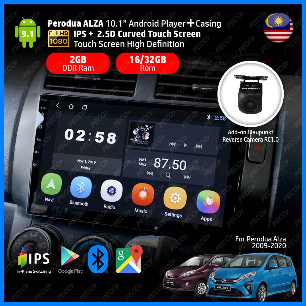 10.1” Touch Screen High Definition Android Car Double Din Monitor ...