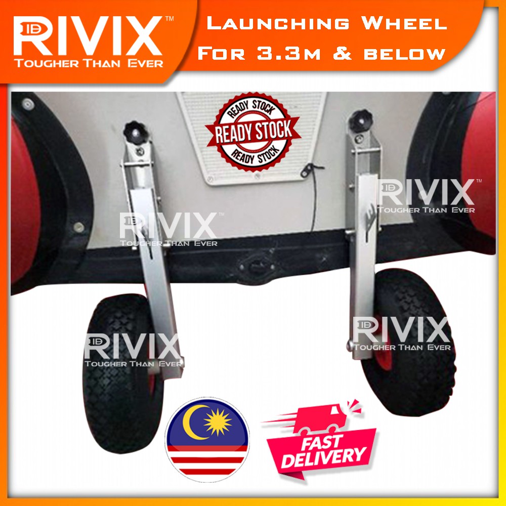 Ready Stock Launching Wheel for inflatable boat Tyre Roda Tarik Boat ...