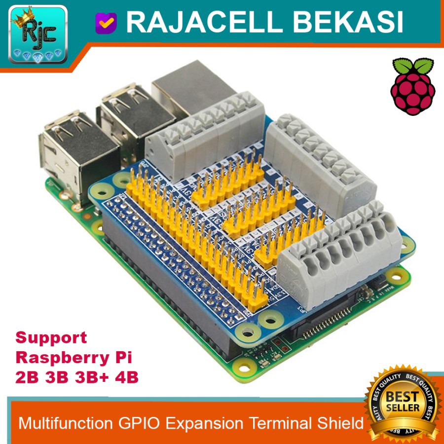 Raspberry Pi 4 3B 3B+ Pin GPIO Expansion Terminal Shield Multifunction ...