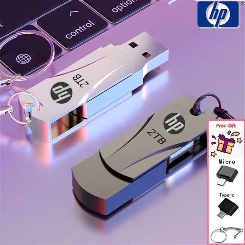 Hp USB flash drive USB2.0 2TB waterproof metal flashdrive | Shopee Malaysia