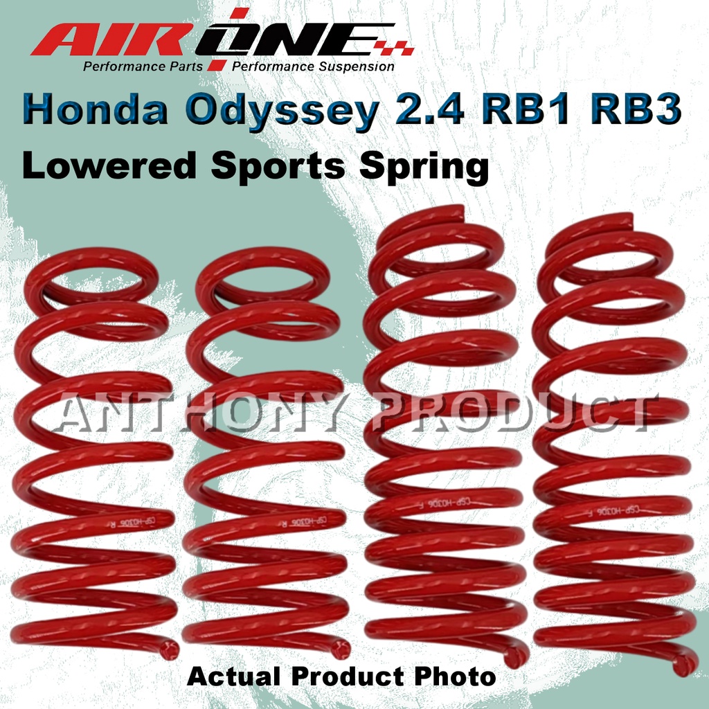 AIRONE Honda Odyssey RC RB RB1 RB2 RB3 RB4 RB Lowered Sports Spring (Red / Blue Colour) | Shopee ...