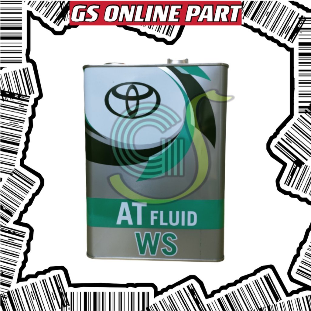 100% ORIGINAL TOYOTA ATF WS AUTO GEAR OIL (08886-02305) VIOS NCP93 ...