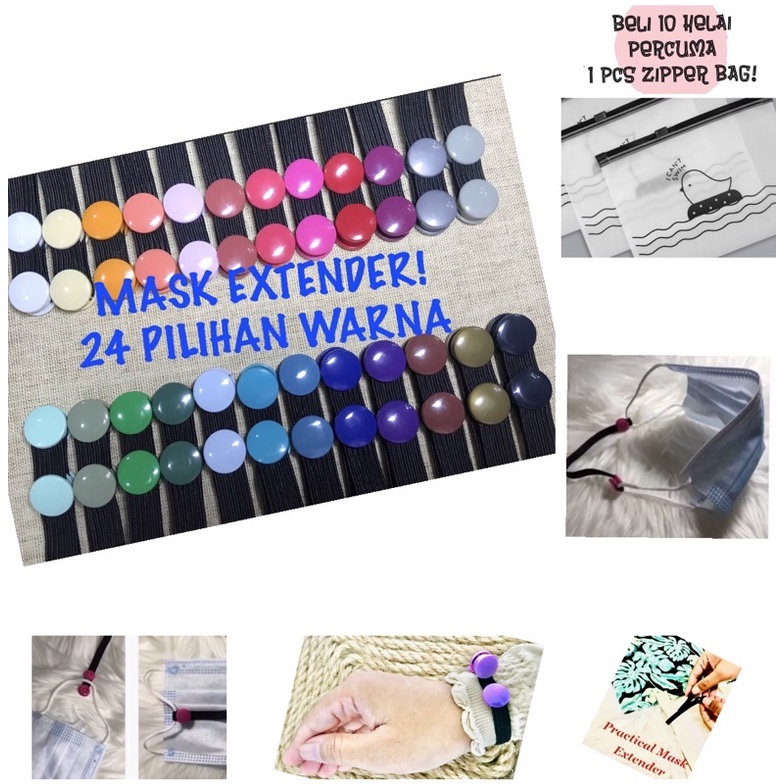 (PREMIUM BUTTON) mask extender / extension / simple | Shopee Malaysia