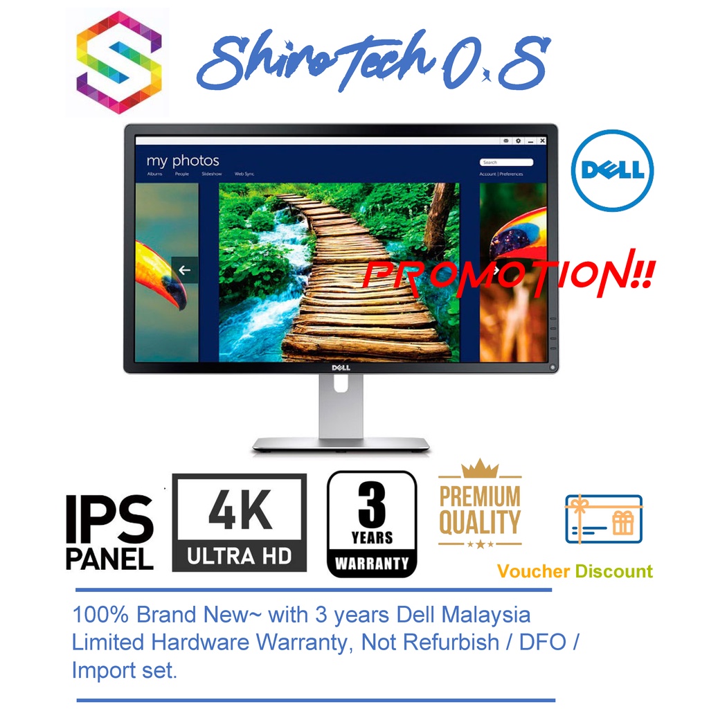 Dell P2415q 24 Ultra Hd 4k Ips Monitor Professional Led 3840 X 2160