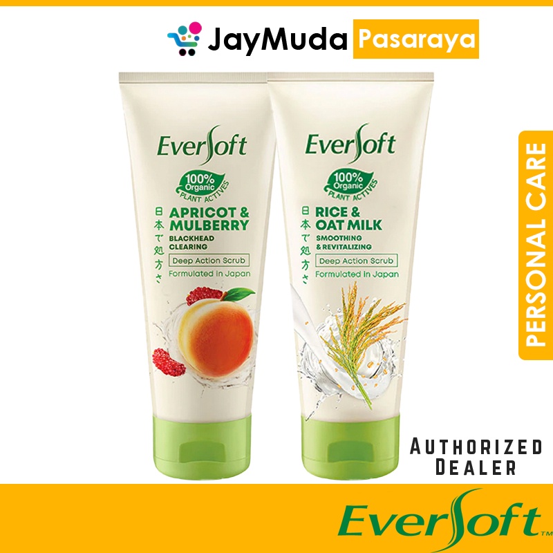 Eversoft Deep Action Scrub Apricot & Mulberry /Rice Oat Milk 100g ...