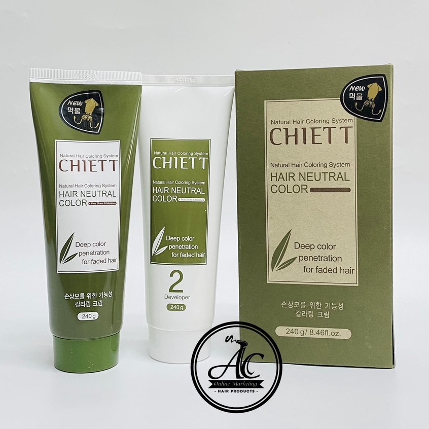Chiett Natural Hair Colouring System Hair Neutral Avenue Chiett Magic speed color SET Ready ...