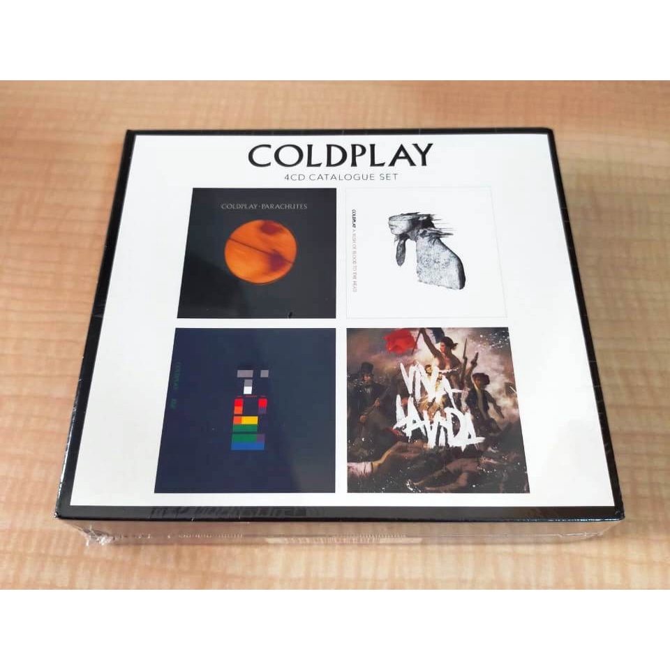 Coldplay 4CD Catalogue Set Imported CD EU Pressed Parachutes A Rush of ...