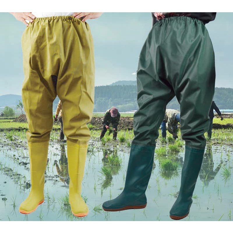 Kasut turun Sawah,bendang,sungai berkualiti/fishing pants farming boots ...