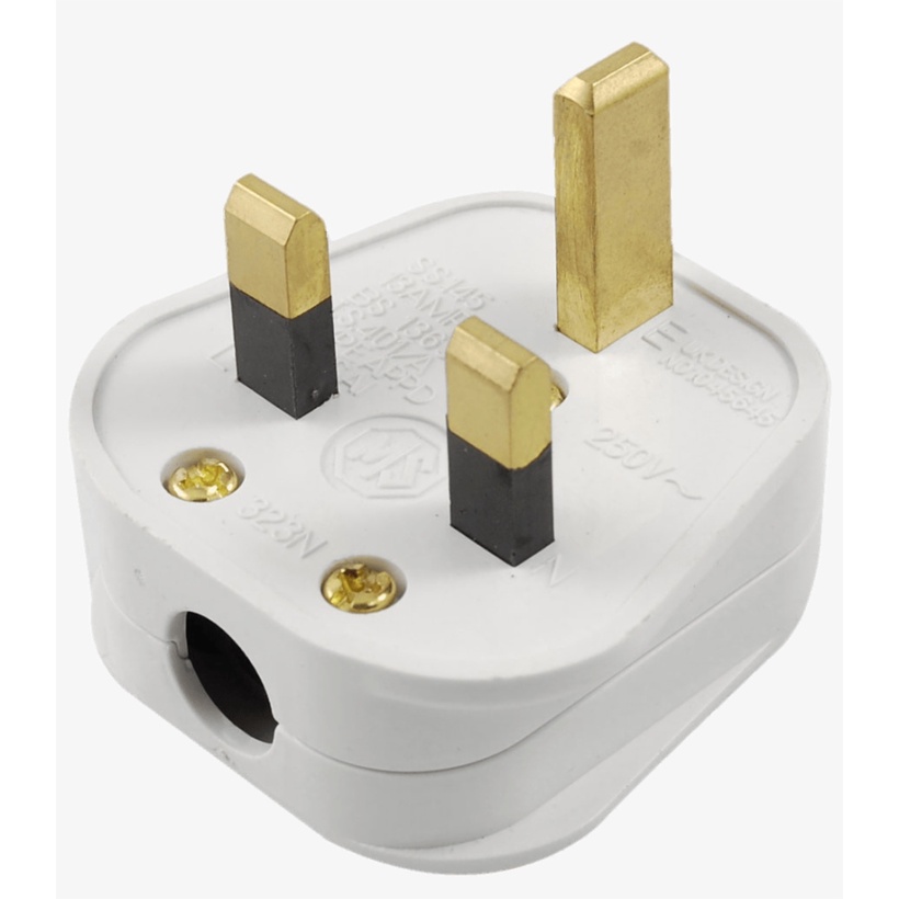 13A 3-Pin Plug Top with Fused Unbreakable Kepala Plug Elektrik [ SIRIM ...