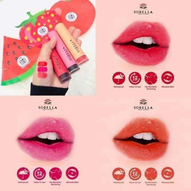 LIPTINT SOBELLA 💯 ORIGINAL HQ+ FREE GIFT🎁 | Shopee Malaysia