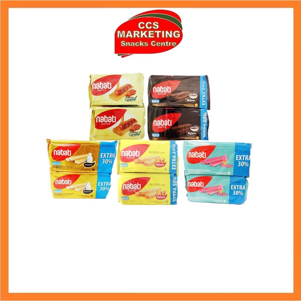 CCS Nabati Wafer Extra 30% ( 45g x 10pcs ) | Shopee Malaysia