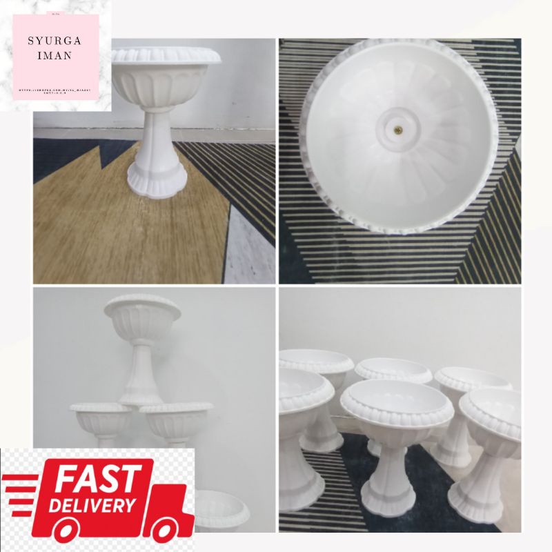 Pasu Hiasan Viral (Putih) | Shopee Malaysia