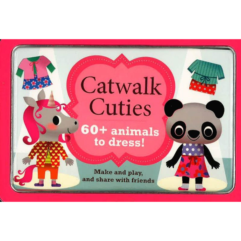 Bbw Catwalk Cuties 60 Animal To Dress Tin Box Bbw Mini Tin Box Activity ...